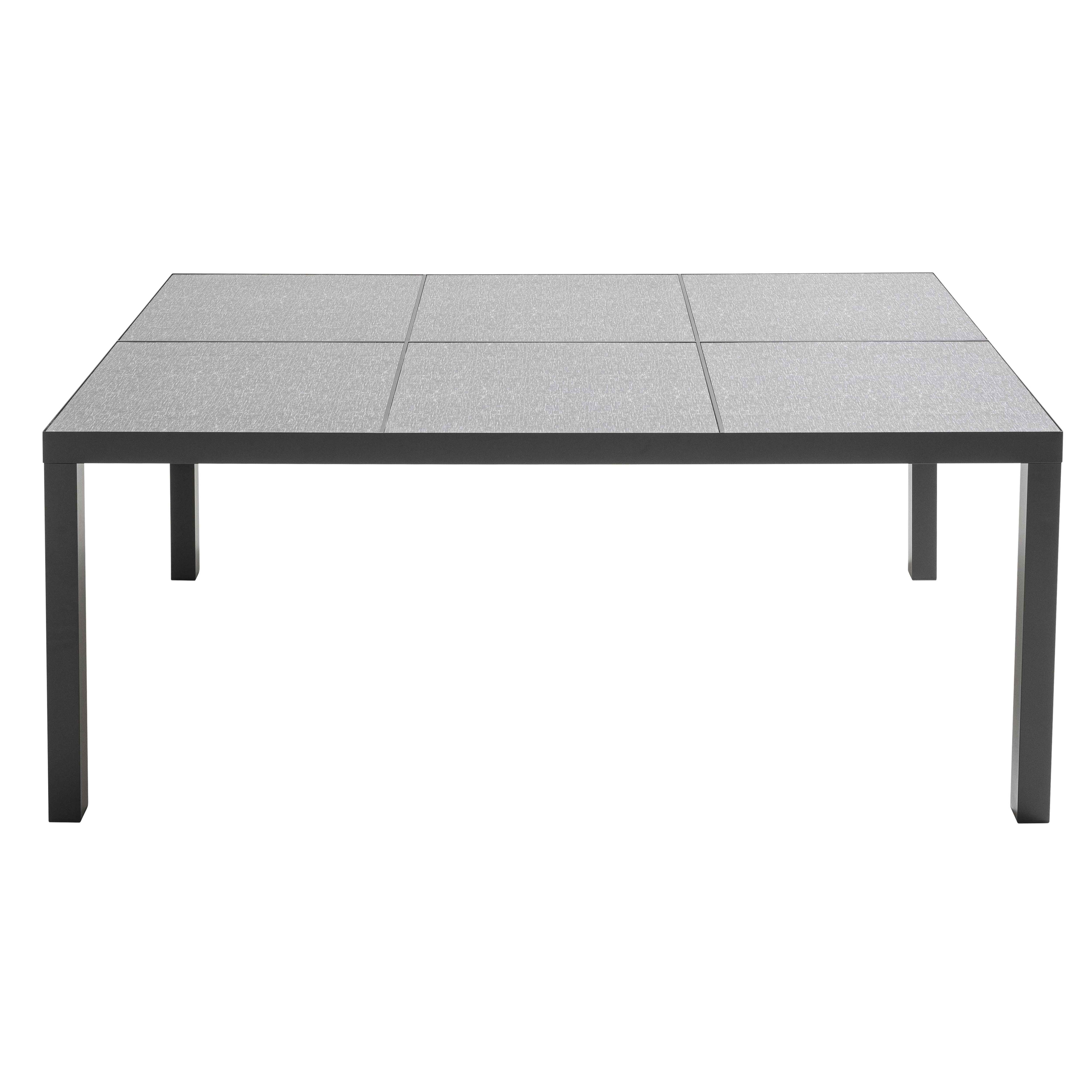 Tivoli - Table De Jardin 10 Places En Aluminium Céramique Gris à Prix Carrefour