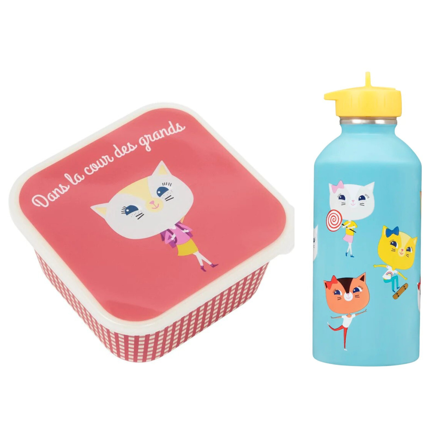 Boîte À Goûter + Gourde Enfant - Chat à Prix Carrefour