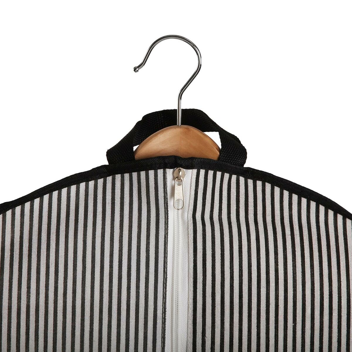 Housse Pour Costume Versa Rayures Noir 135 X 60 Cm à Prix Carrefour