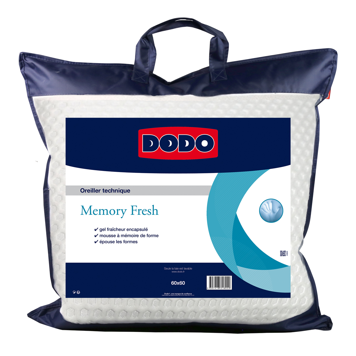 Dodo - Oreiller Memory Fresh 40x60 Cm à Prix Carrefour