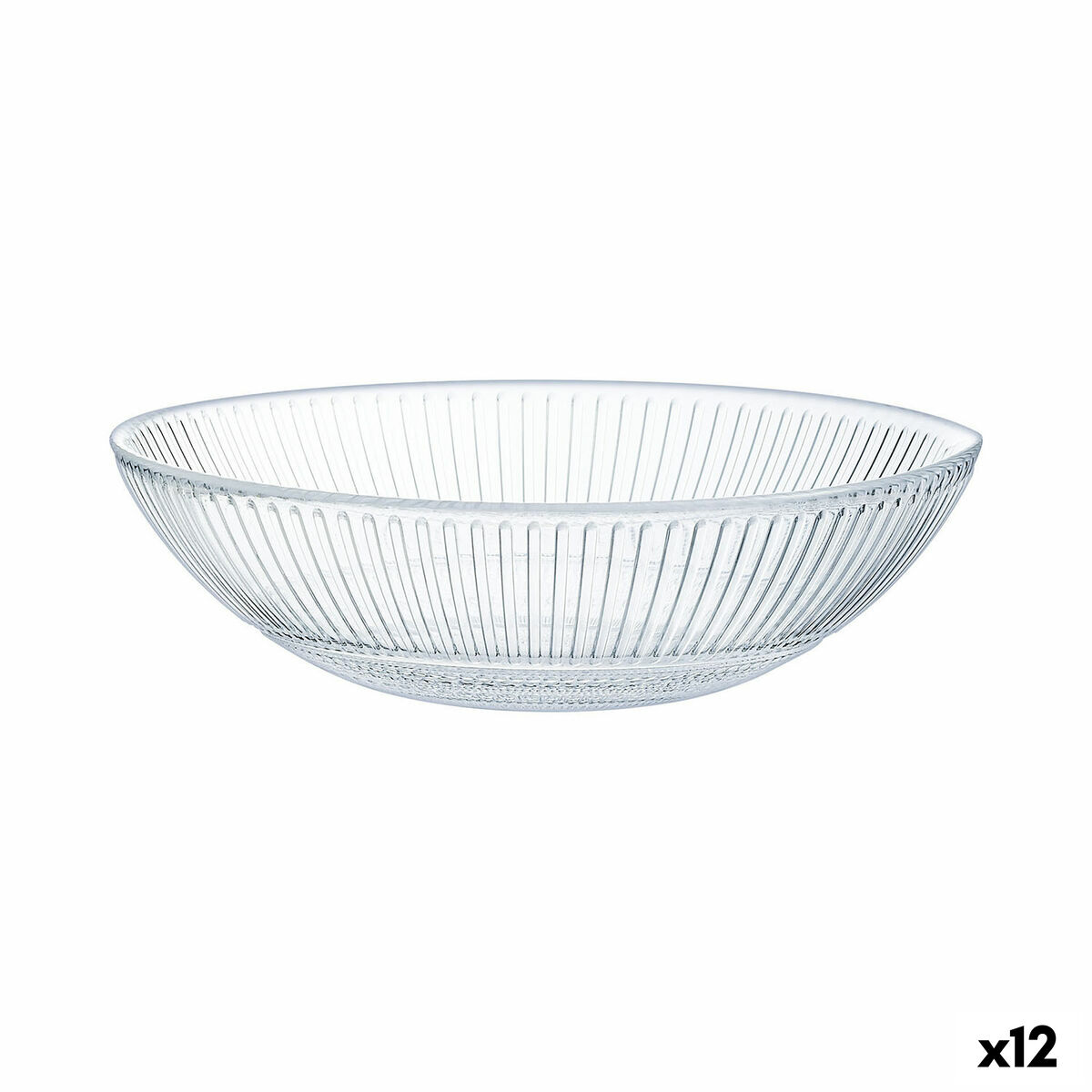 Assiette Creuse Luminarc Louison Transparent Verre (20 Cm) (12 Unités ...
