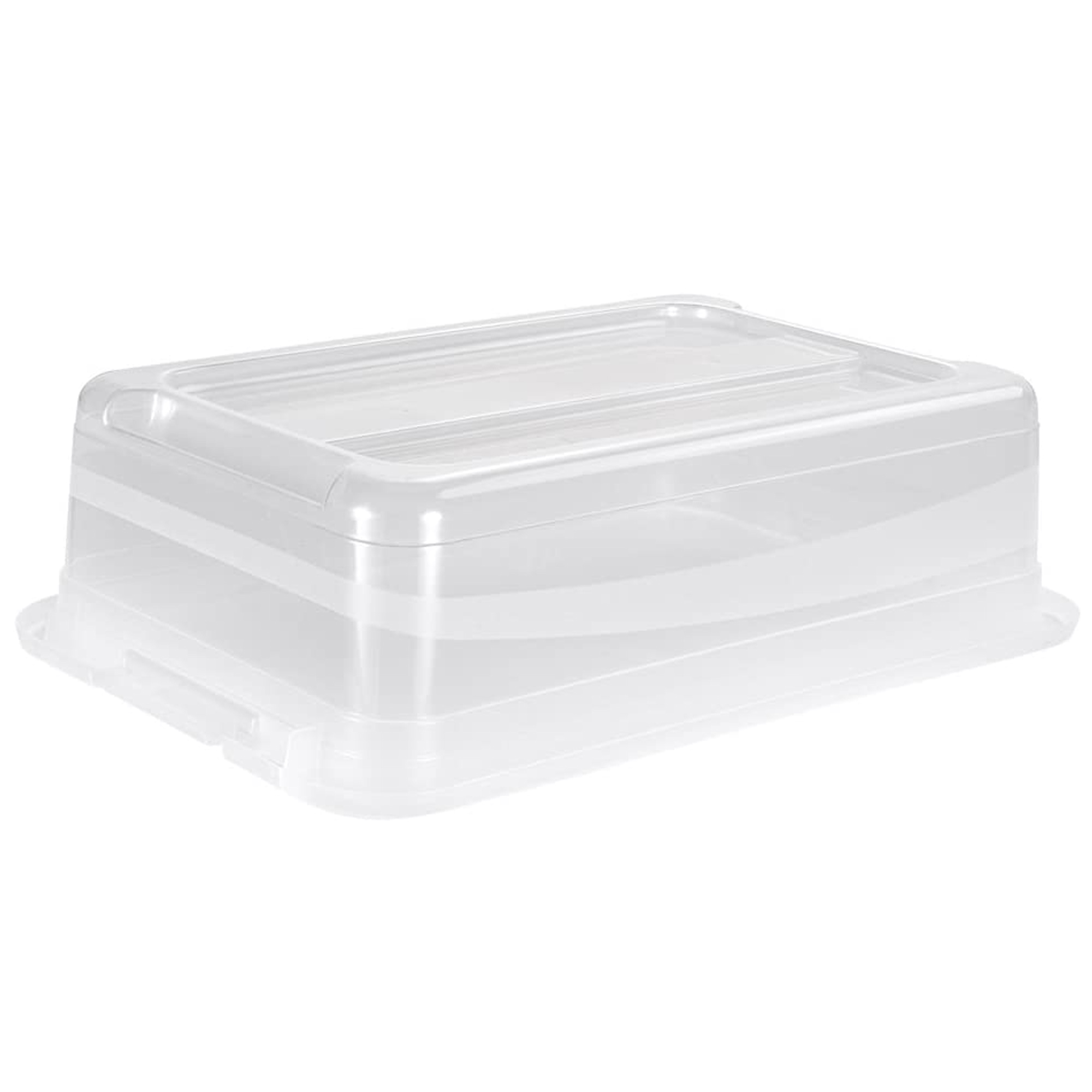 2 Boîte De Stockage Avec Couvercle, Plastique, 28 Litres à Prix Carrefour