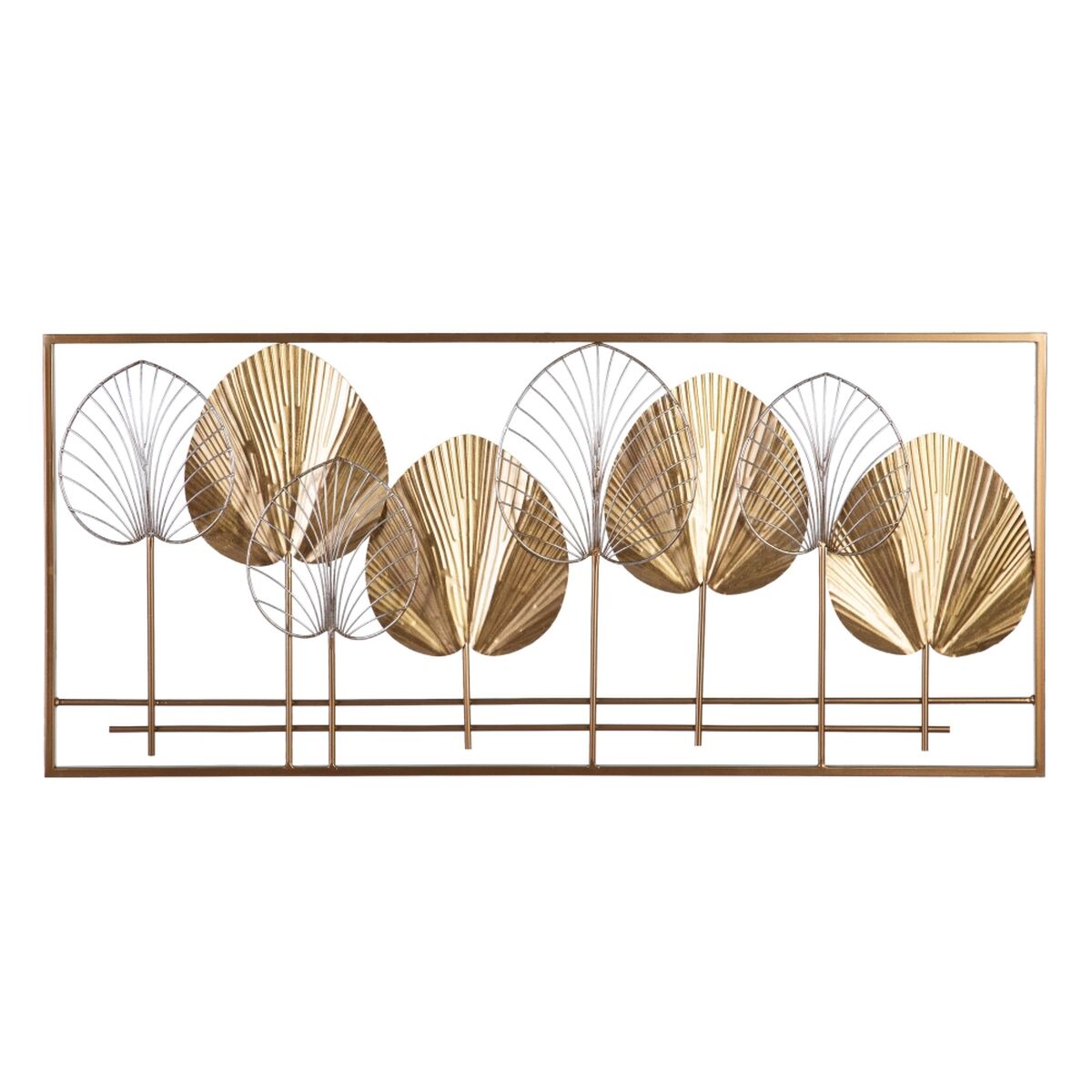 Décoration Murale 103 X 3,5 X 46 Cm Doré Métal à Prix Carrefour