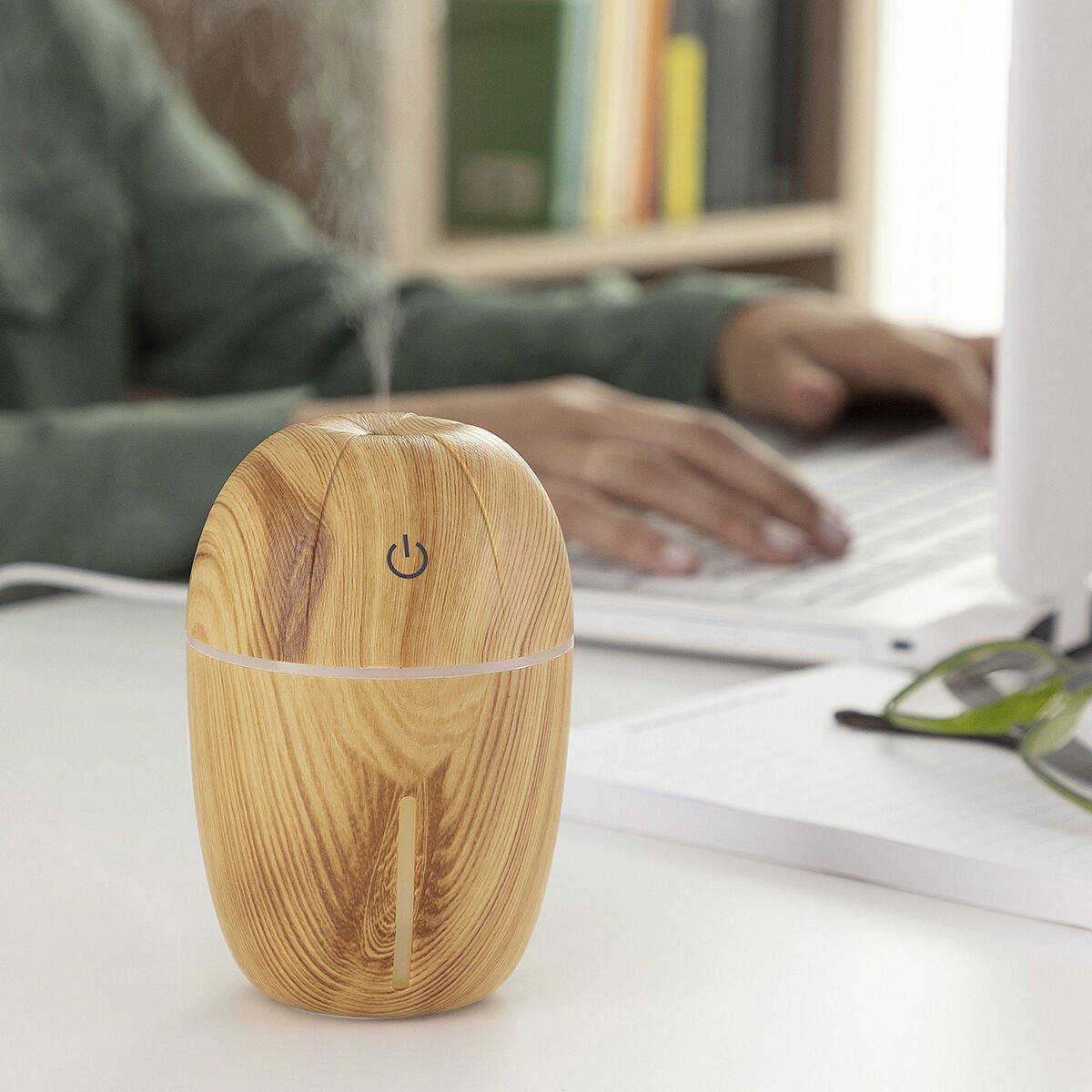 Mini Humidificateur Diffuseur D'arômes Honey Pine Innovagoods à Prix ...