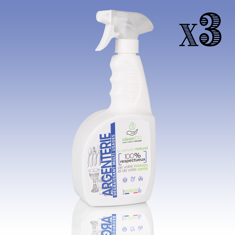 Nettoyant Liquide Special Argenterie Cuivre Et Inox - Sprayer - 750ml - X3 à Prix Carrefour