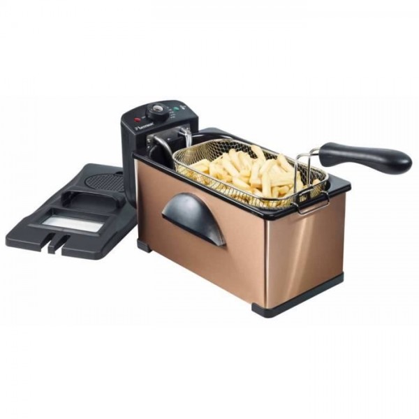 Friteuse Electrique Bestron Avec Zone Froide Af370co Cuivre 3,5 L 2000 ...
