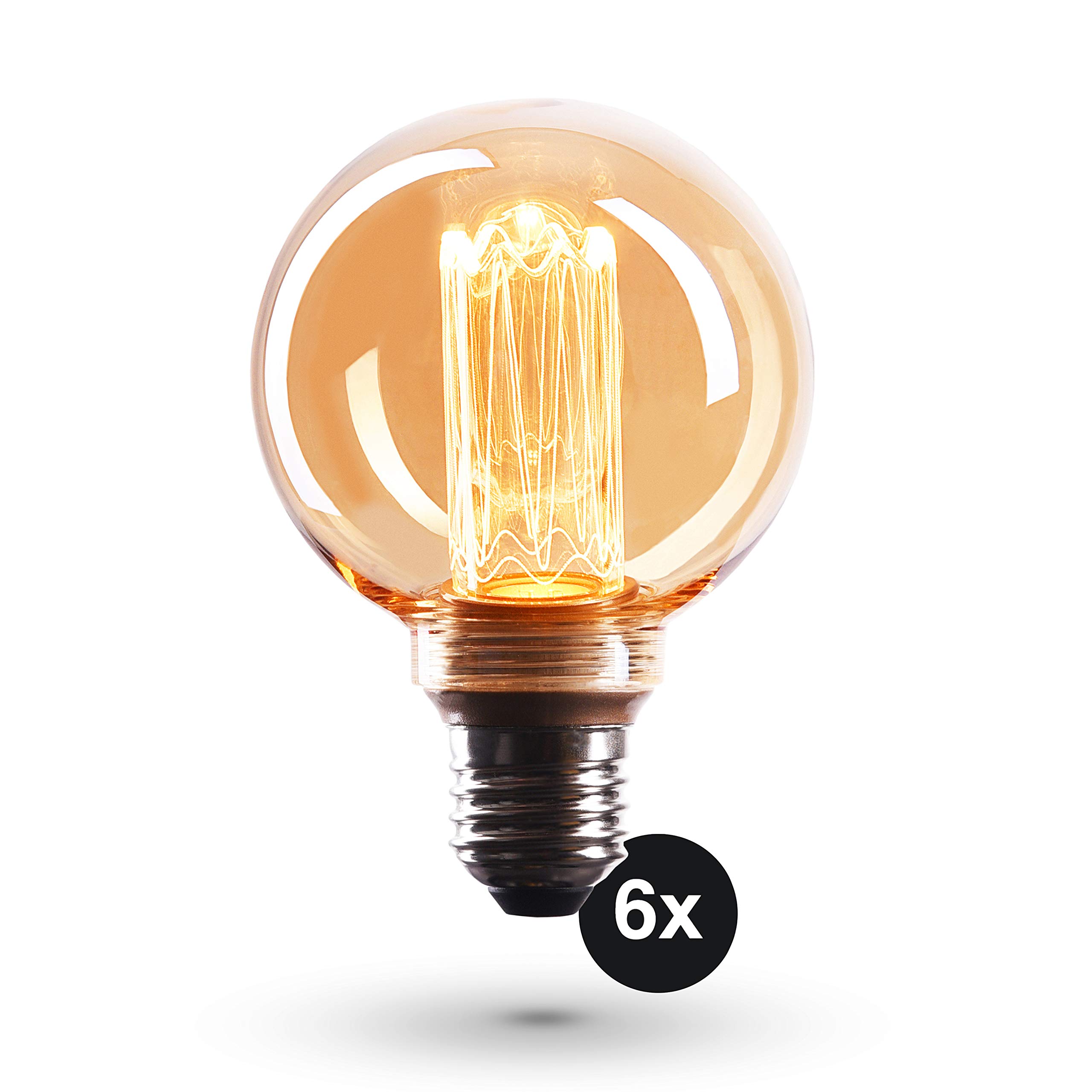 Crown Led 6x Ampoule Led E27 Edison Tube - Douille E27 – Ampoule Led ...