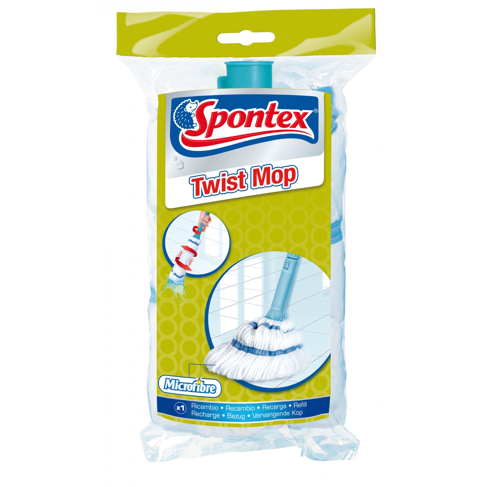 Lot De 3 Recharges Pour Balai Twist Mop Spontex à Prix Carrefour