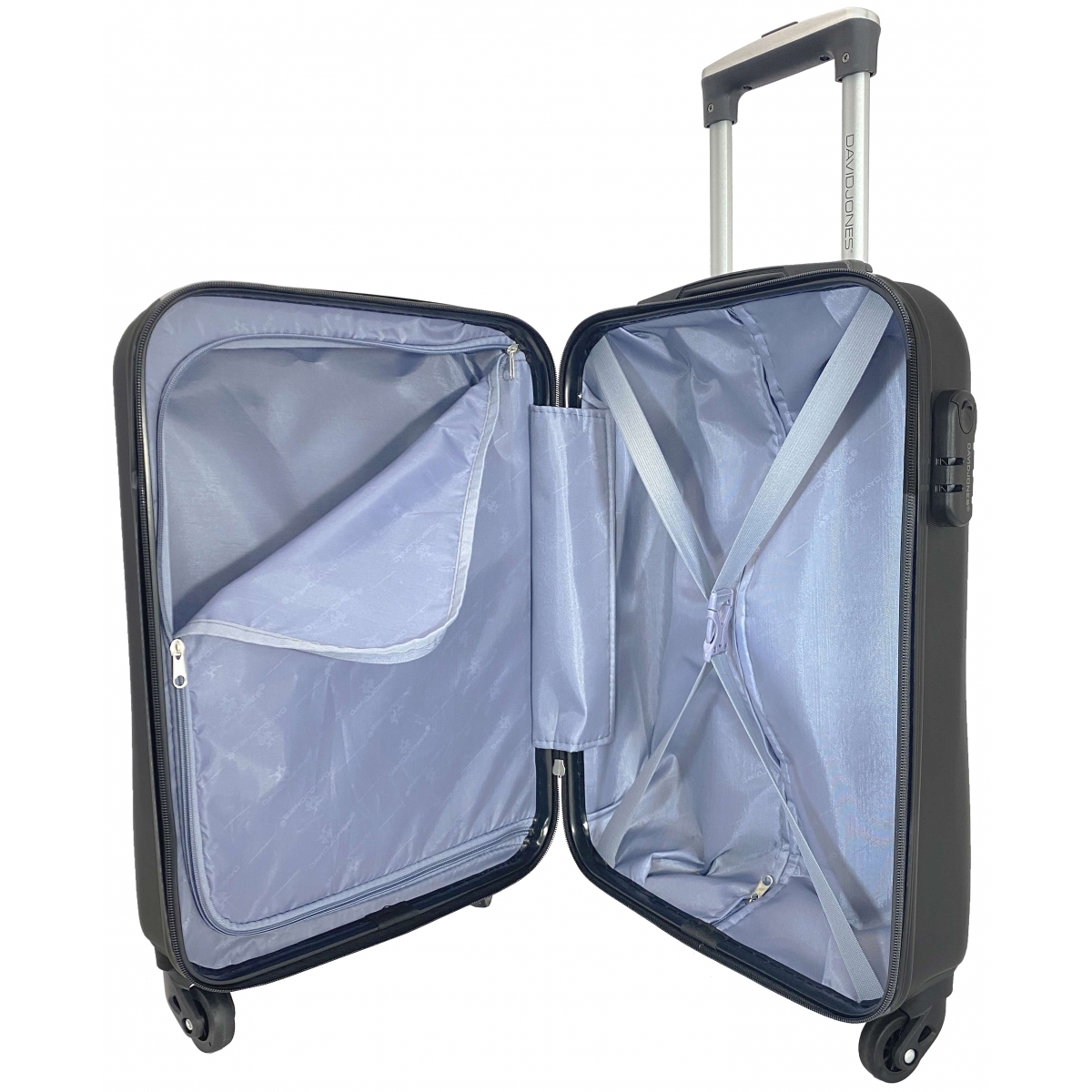 Valise Cabine David Jones Abs Jaune - Ba10471p à Prix Carrefour