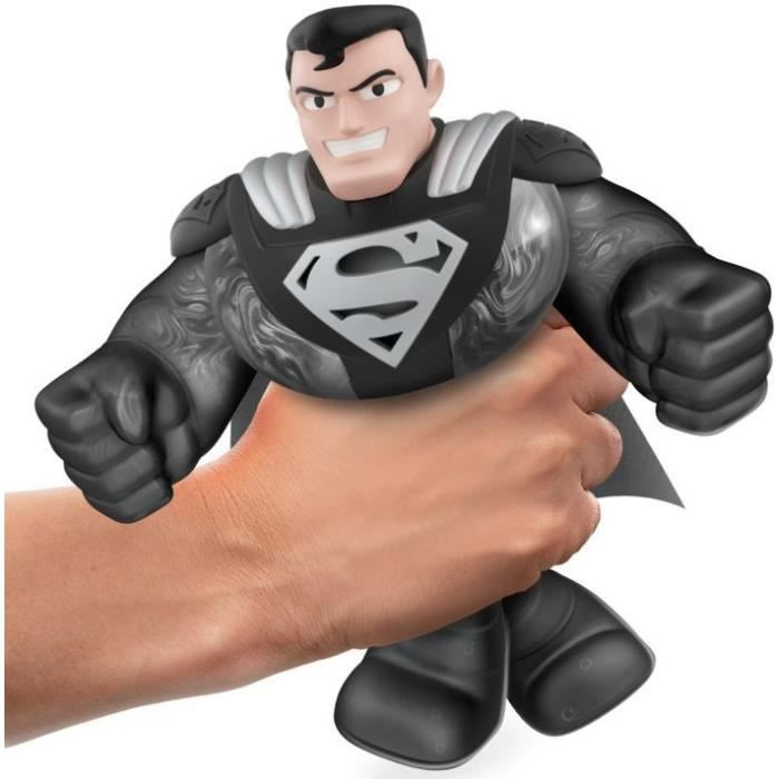Figurine - Superman Armure Noire 11cm - Goo Jit Zu Dc Comics Moose Toys à Prix Carrefour