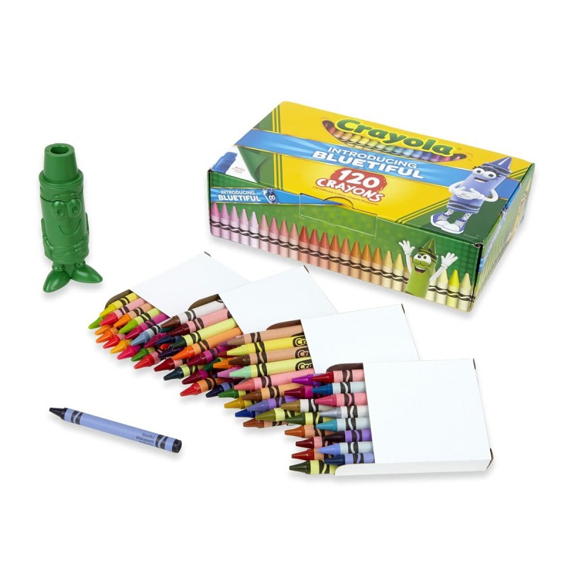Crayons Gras De Couleur Crayola Pets Taille-crayon 120 Pièces 22,5 X 13 ...