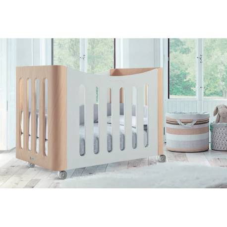 Lit Bb Style Blanc/naturel 120x60 à Prix Carrefour