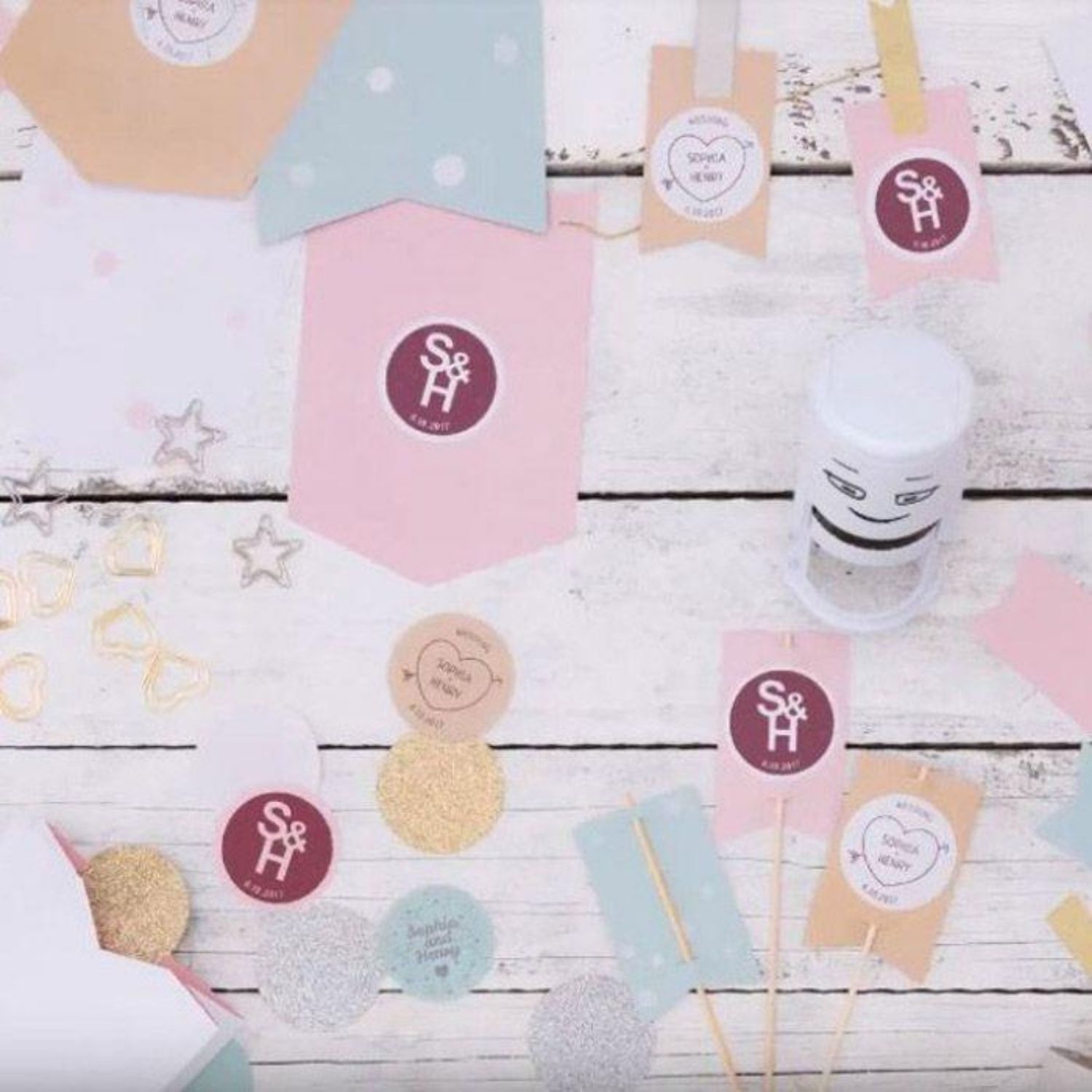 60 Confettis Argent Et Bleu Menthe à Prix Carrefour