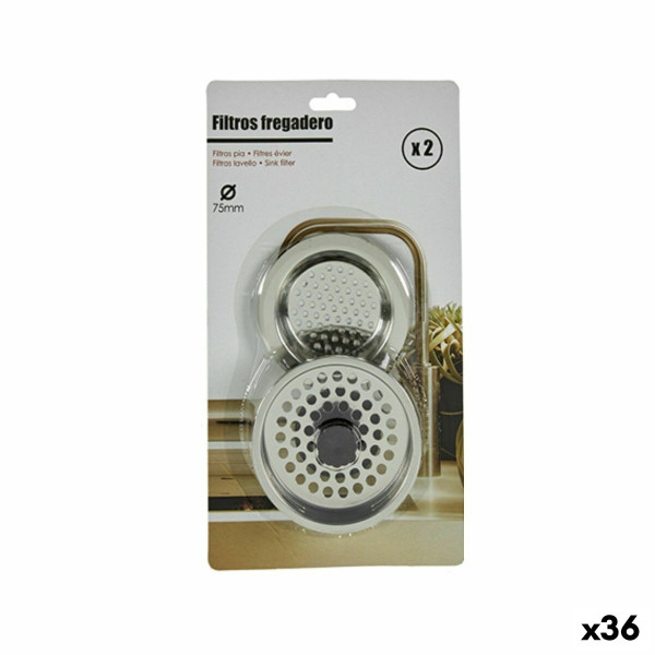 Filtres D'évier Argenté Métal (36 Unités) à Prix Carrefour