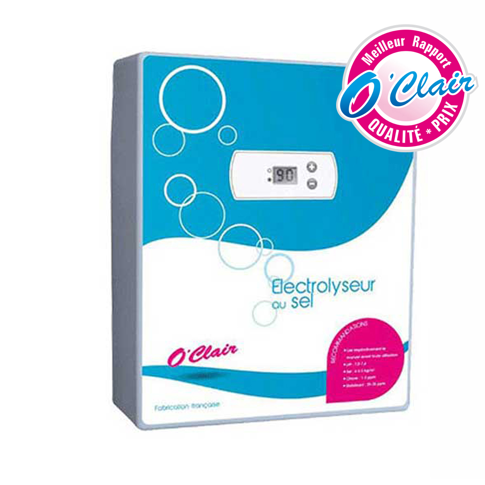 Electrolyseur Au Sel O'clair S60 Pour Piscines Jusqu'à 60m3 à Prix Carrefour