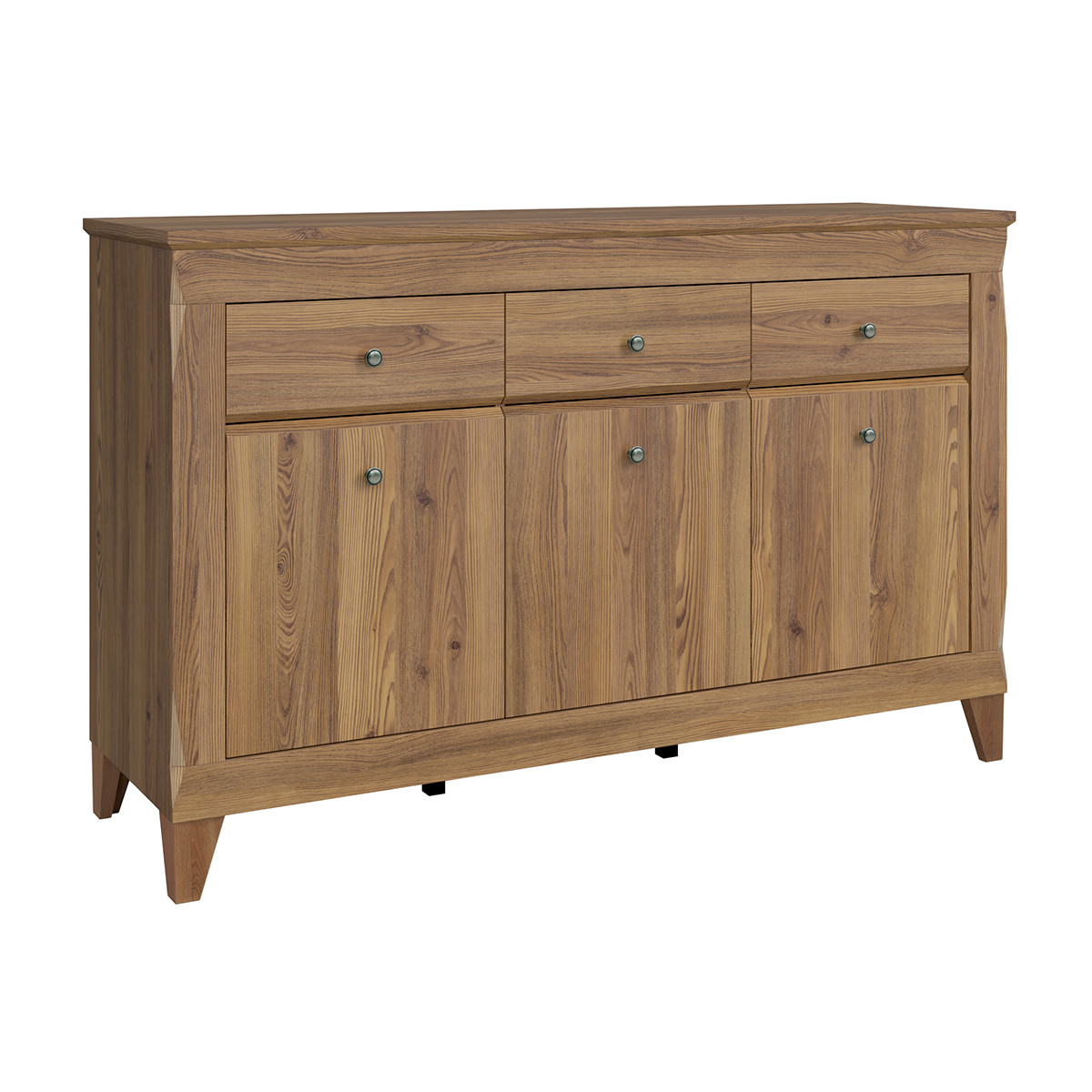 Buffet 3 Portes 3 Tiroirs Raya Bois à Prix Carrefour