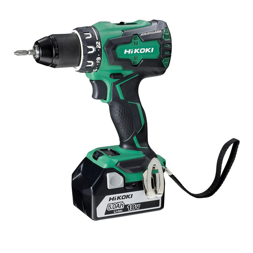 Hitachi - Hikoki– Perceuse Visseuse 18v Li Ion 2x5ah 70 Nm (sans Charbon) - Ds18dbslwjz à Prix ...