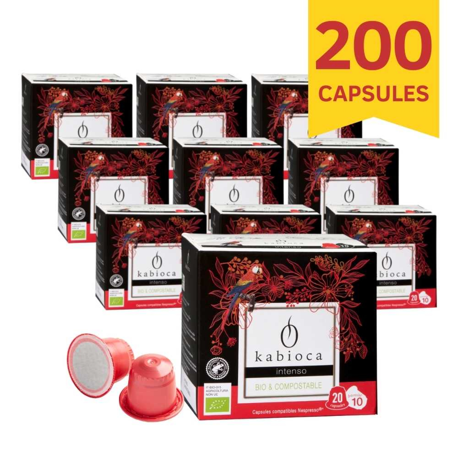Café Bio Compostable Intenso Compatible Nespresso - Kabioca : les 10 ...