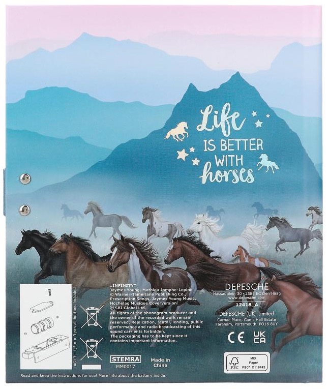 Journal Intime Avec Code Chevaux à Prix Carrefour