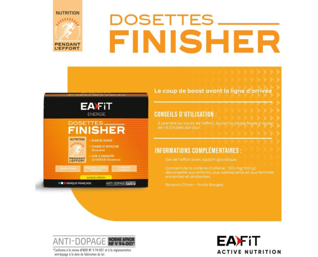 Dosettes Finisher Eafit-citron - Lot De 50 : les 50 boîtes de 1250 g à ...