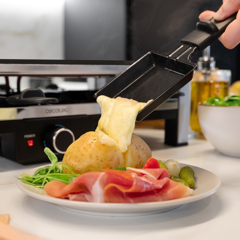 Raclette Grill Cheese&grill 12000 Cecotec 2000W, 8 Personnes Thermostat ...