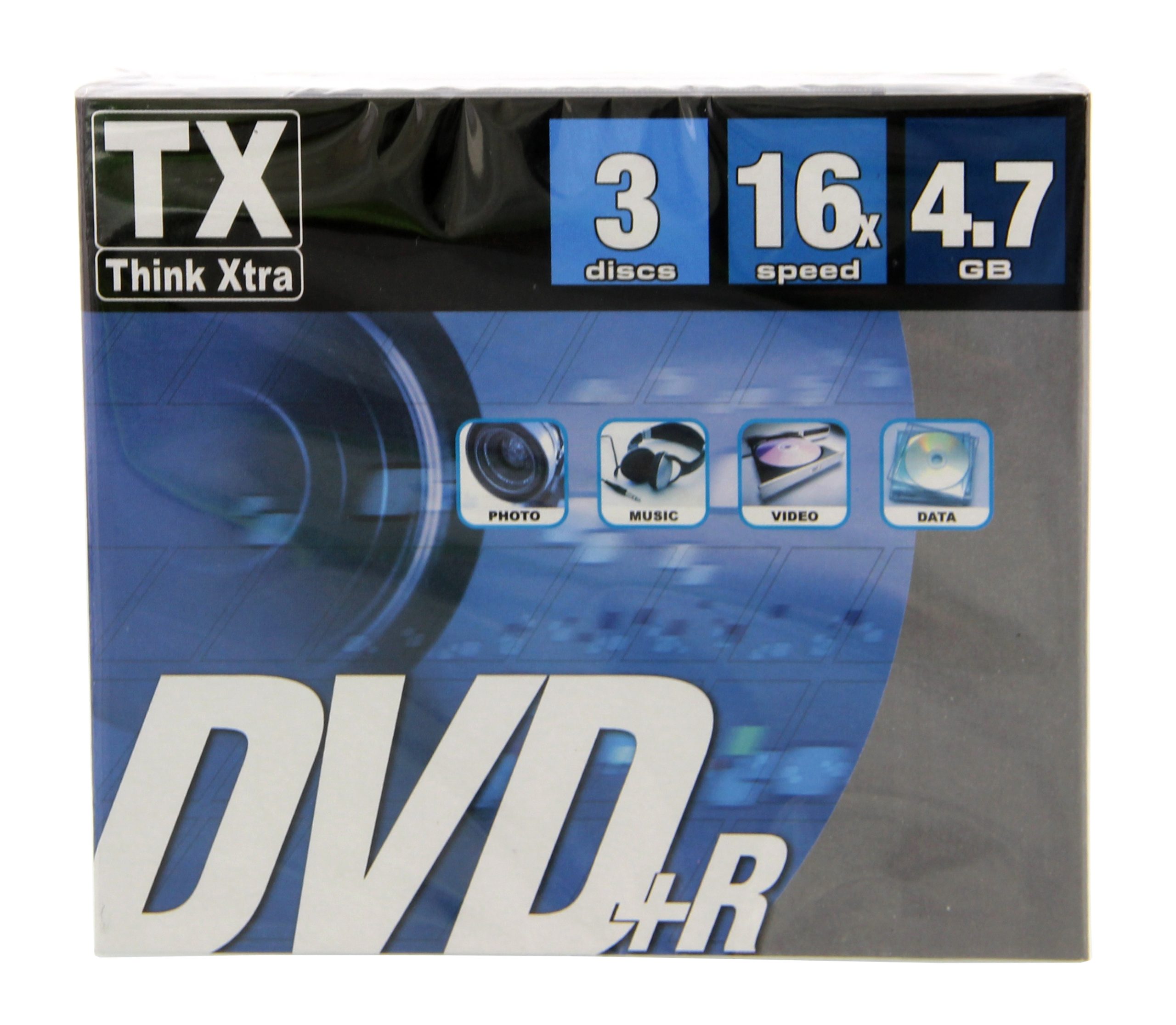 Pack De 3 Dvd+r 4.7go Tx Think Xtra 16x à Prix Carrefour