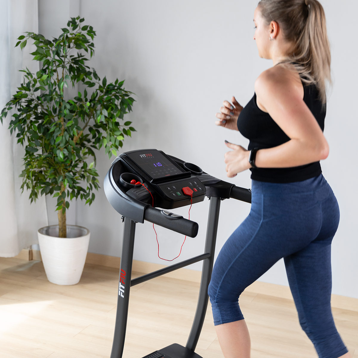 Tapis De Course Pliable Mc-200 14km/h, 12 Programmes, 1500w, Pour La ...