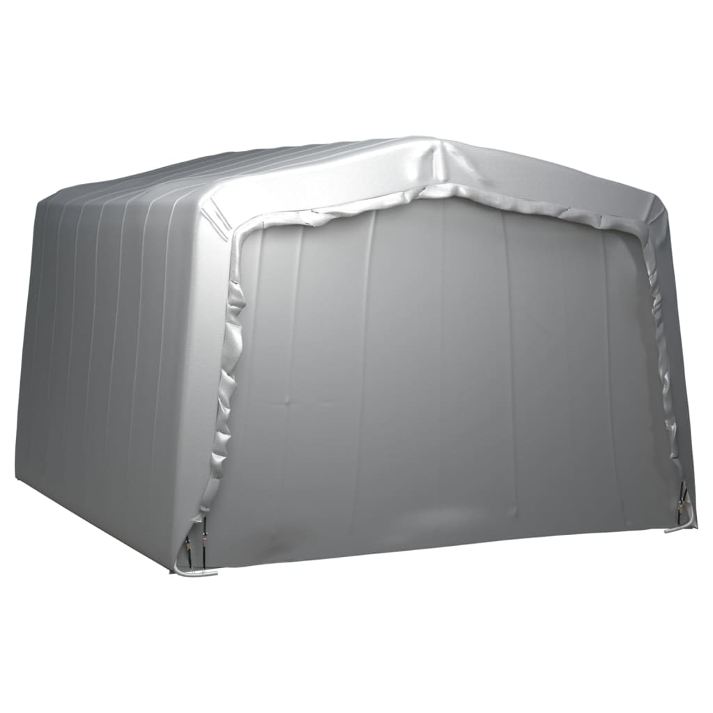 Tente De Rangement 370x370 Cm Acier Gris Vidaxl à Prix Carrefour