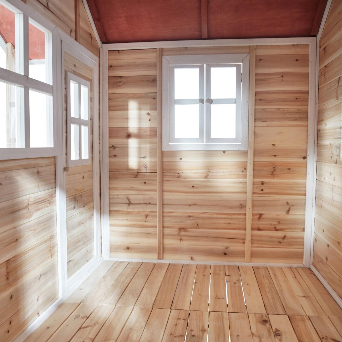 Maisonnette En Bois Loft 550 - Naturel à Prix Carrefour