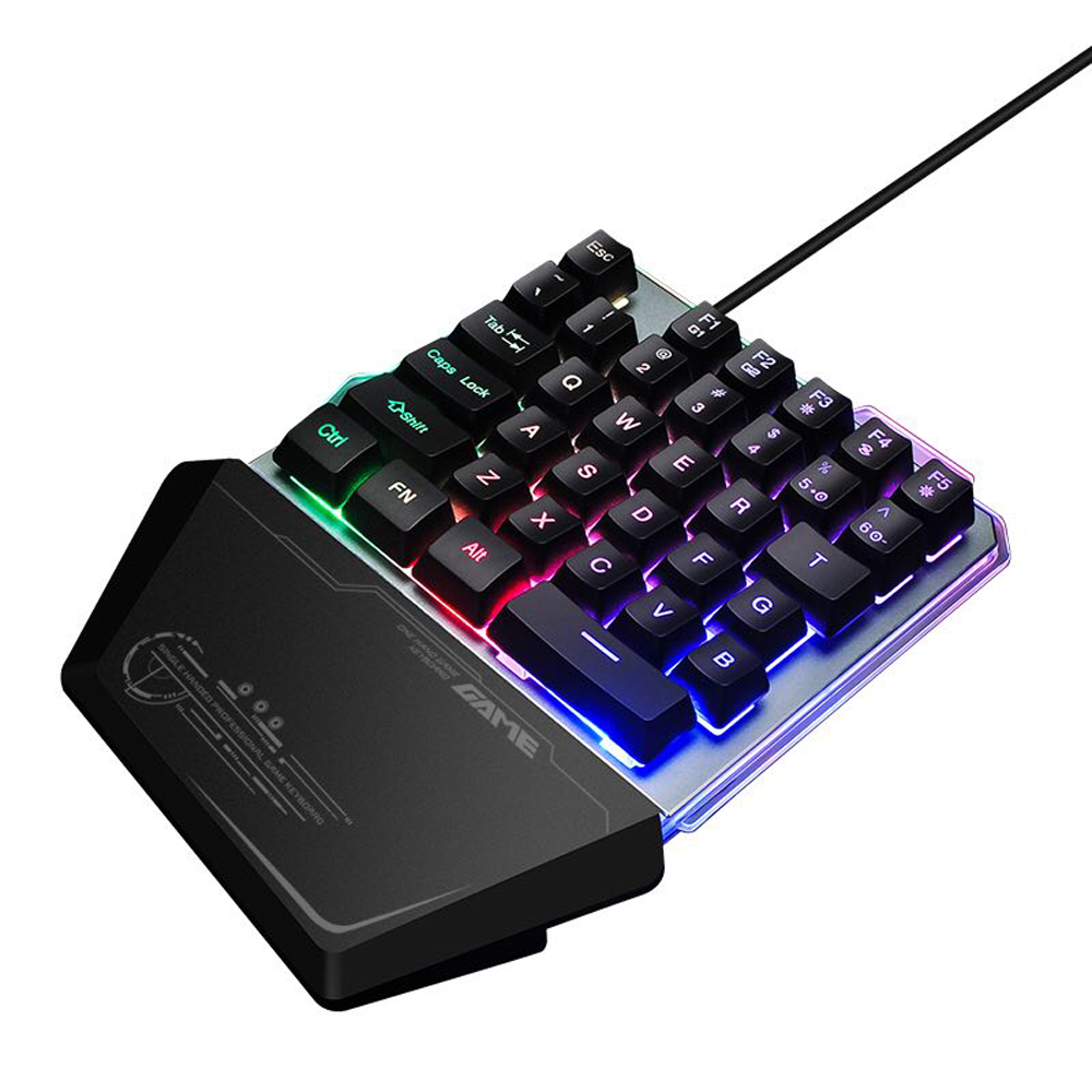 Clavier Pour Gamers À Une Main (one Hand) Mécanique, Rétroéclairé 7 ...
