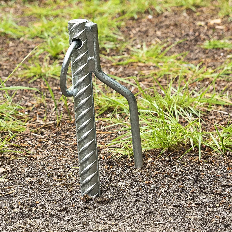 Piquet D'ancrage Au Sol 41cm Avec Crochet Et Anneau à Prix Carrefour