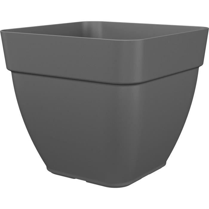 Pot A Fleurs Et Plantes Carré Capri Campana - Plastique - 37x37 Cm ...