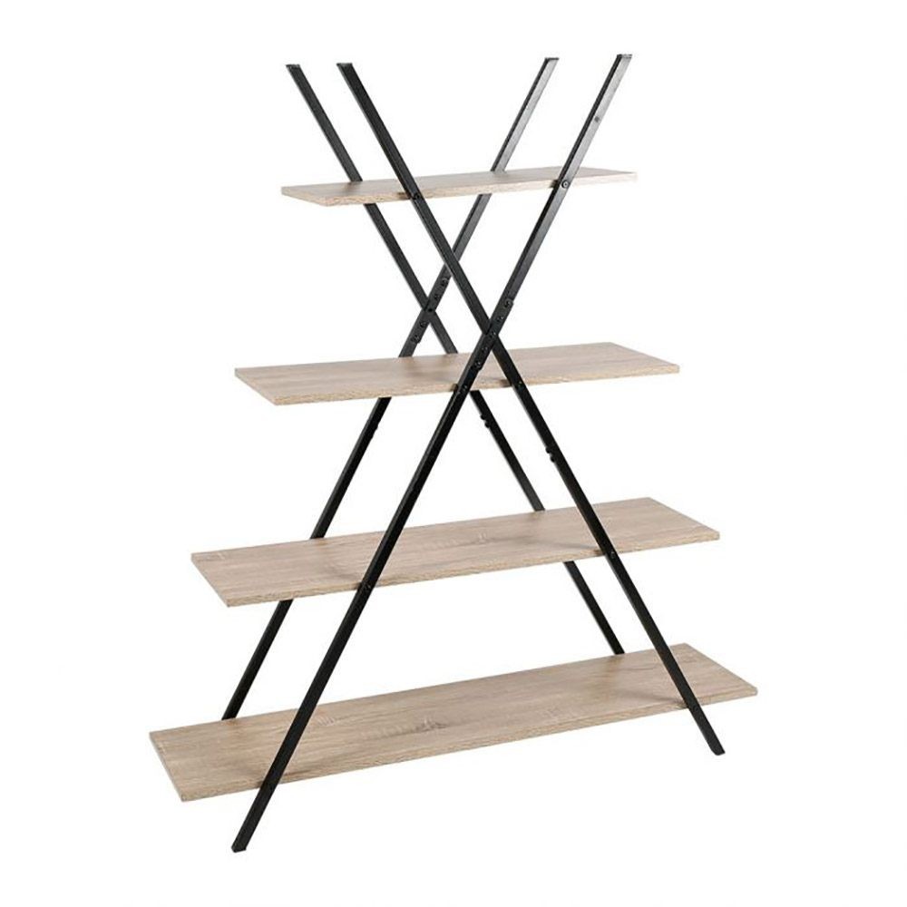 Étagère Pyramide 4 Niveaux Bois Métal à Prix Carrefour