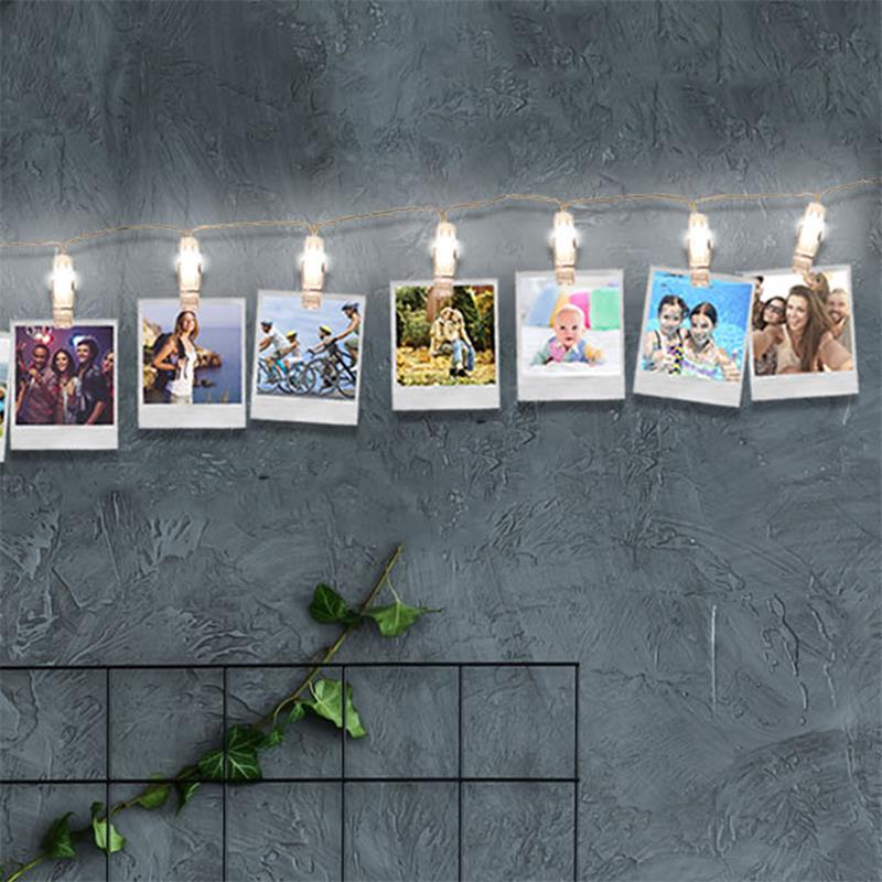 Guirlande Led Photo 12 Pinces 195cm 4 à Prix Carrefour