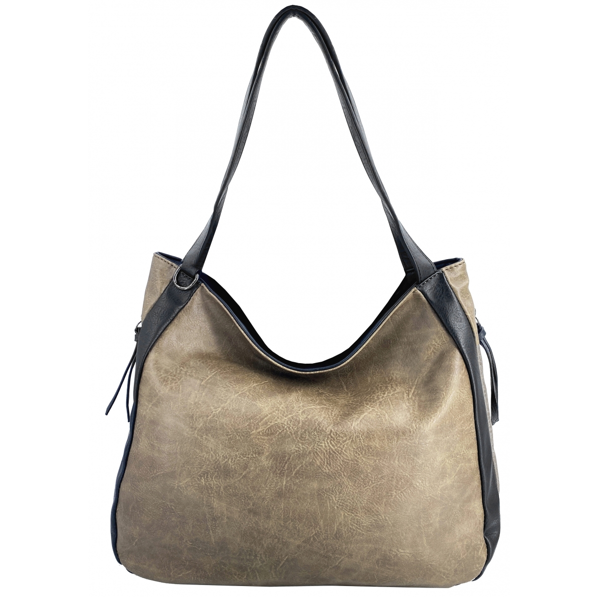 Sac À Main Bleucerise Textile Gris - Tt0030 à Prix Carrefour