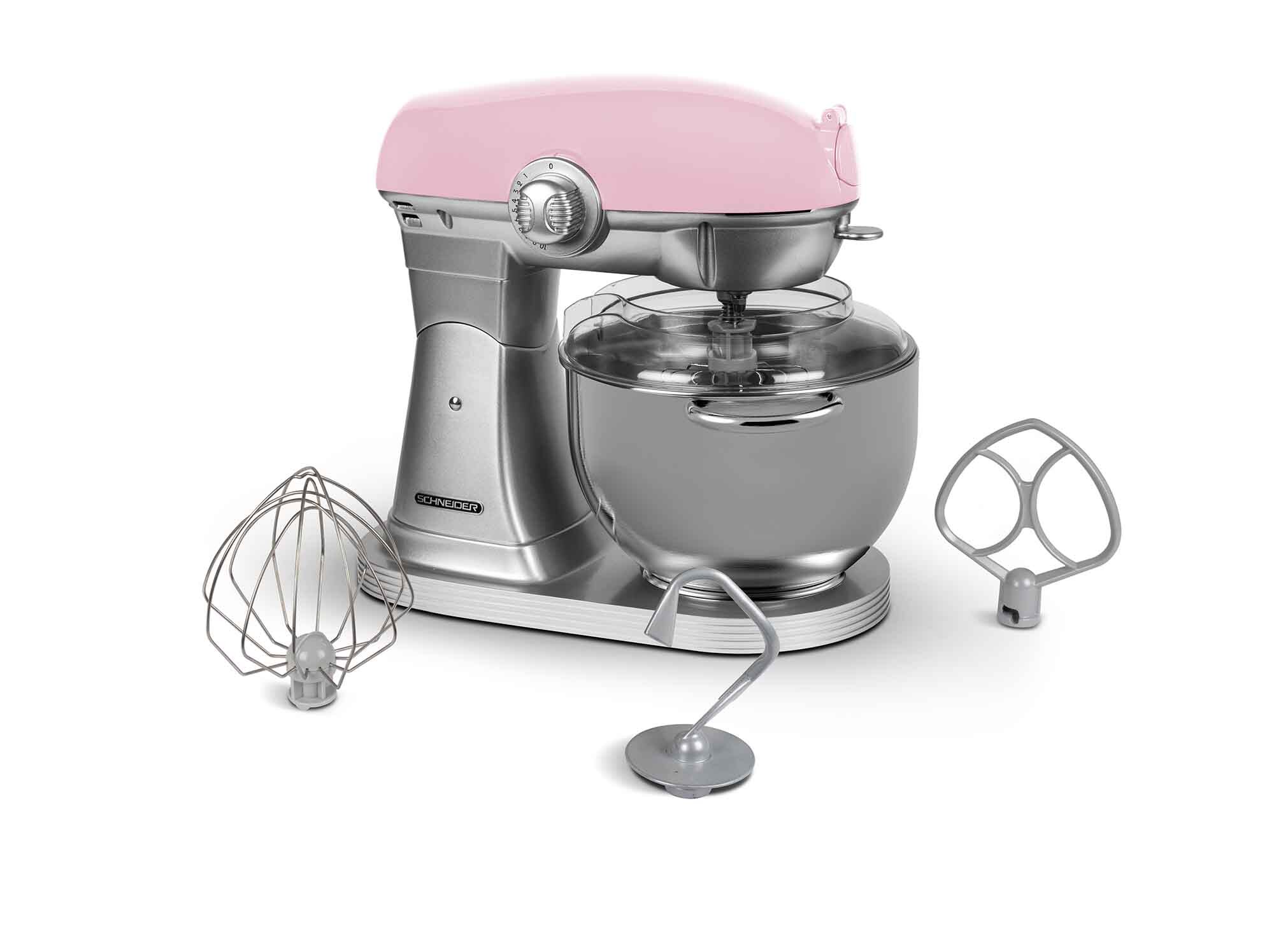 Robot Pâtissier Vintage - Scfp57pk - Bol Inox 5,7 Litres - 10 Vitesses ...