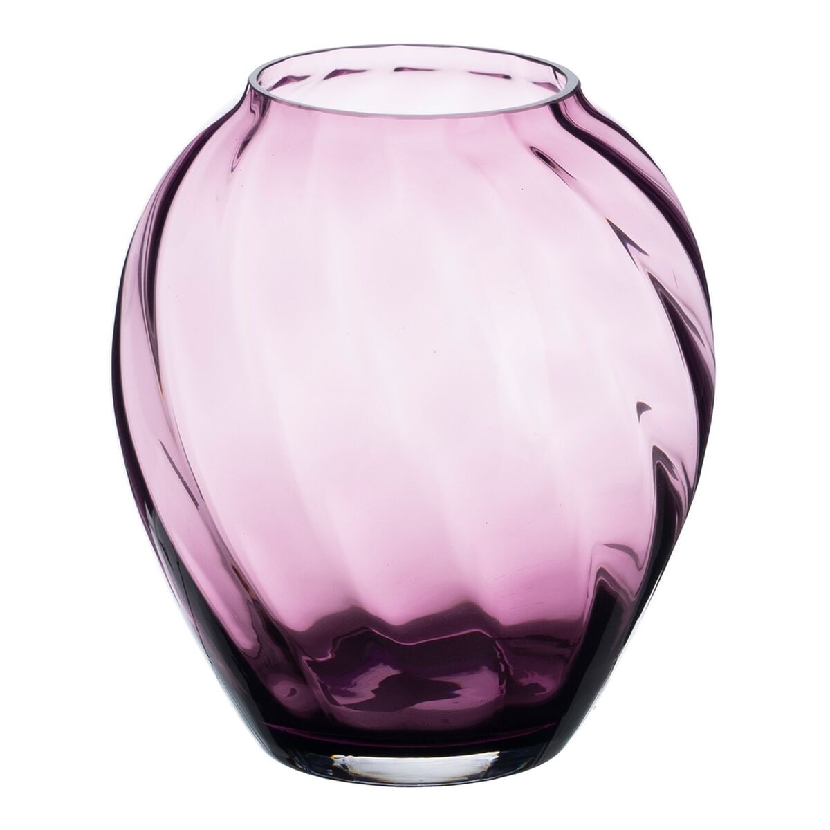 Vase 21 X 21 X 25 Cm Verre Mauve à Prix Carrefour