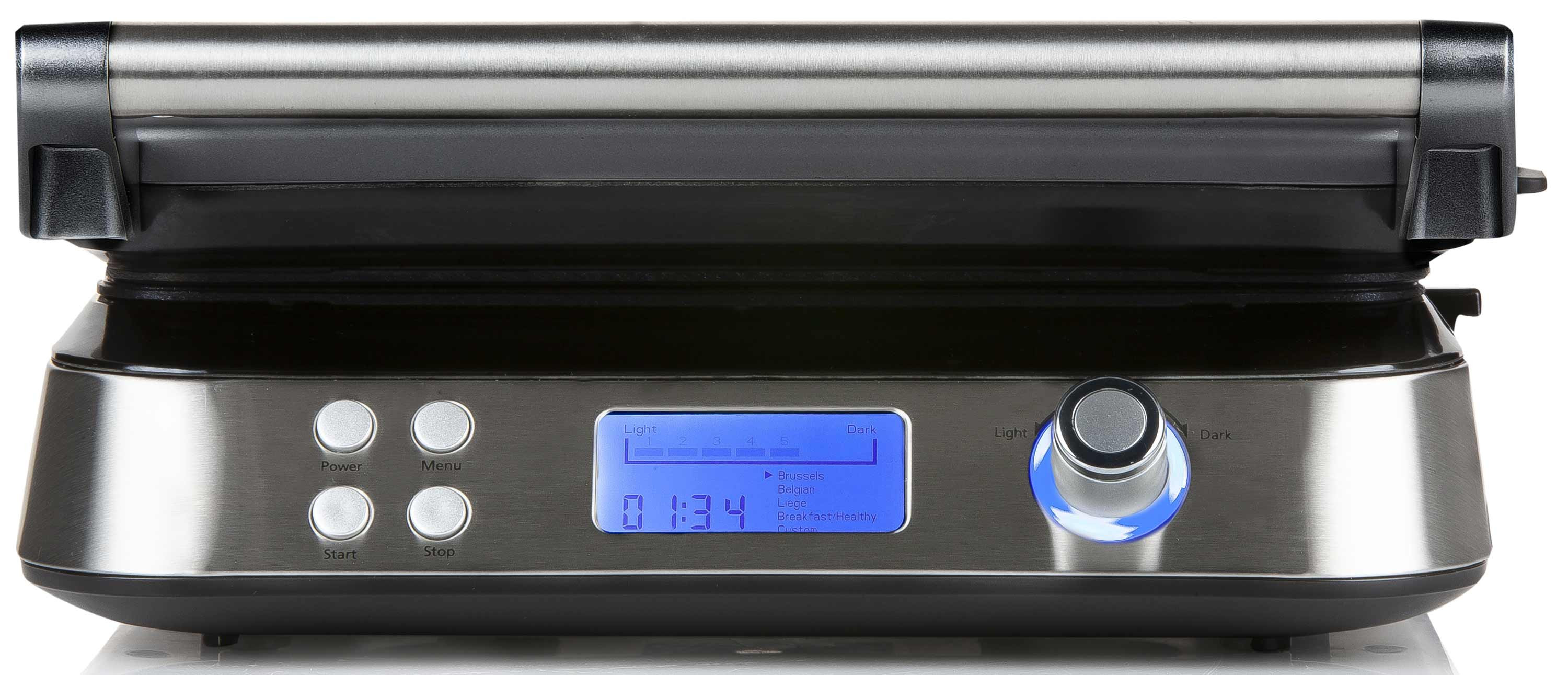 Gaufrier 1600 W Inox/noir à Prix Carrefour