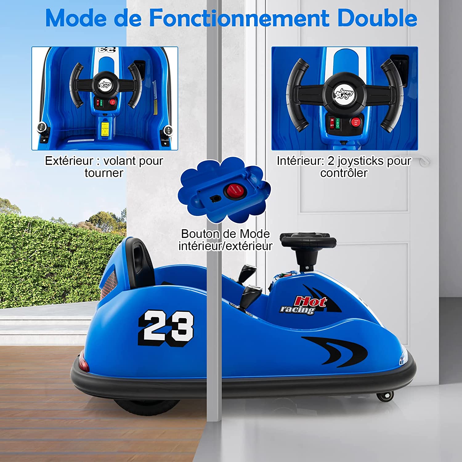 Auto Tamponneuse Électrique Enfants 6v Avec Télécommande 2.4g à Prix ...