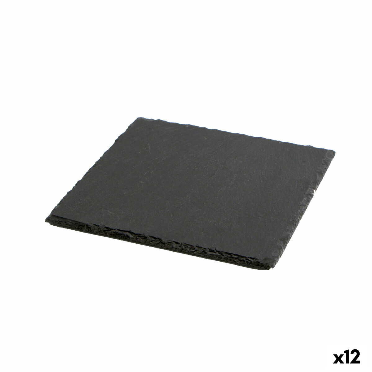 Plateau En Céramique Effet Ardoise Quid Gastro Fresh Noir (20 X 20 Cm ...