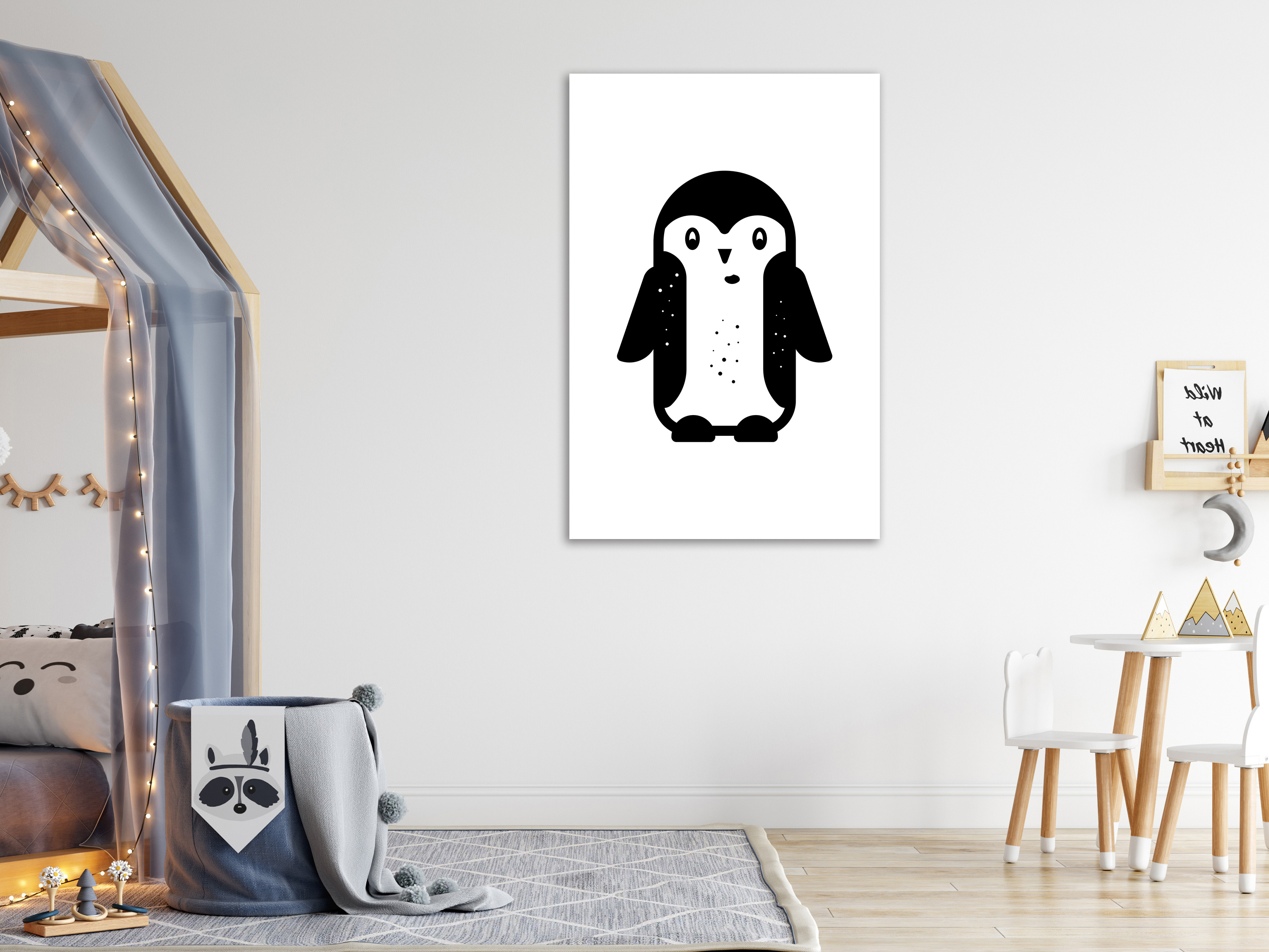 Tableau - Funny Penguin (1 Part) Vertical [60x90] à Prix Carrefour