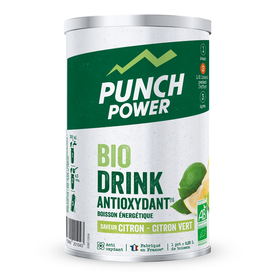 Punch Power Biodrink Antioxydant - Citron-citron Vert - 500g : le pot ...