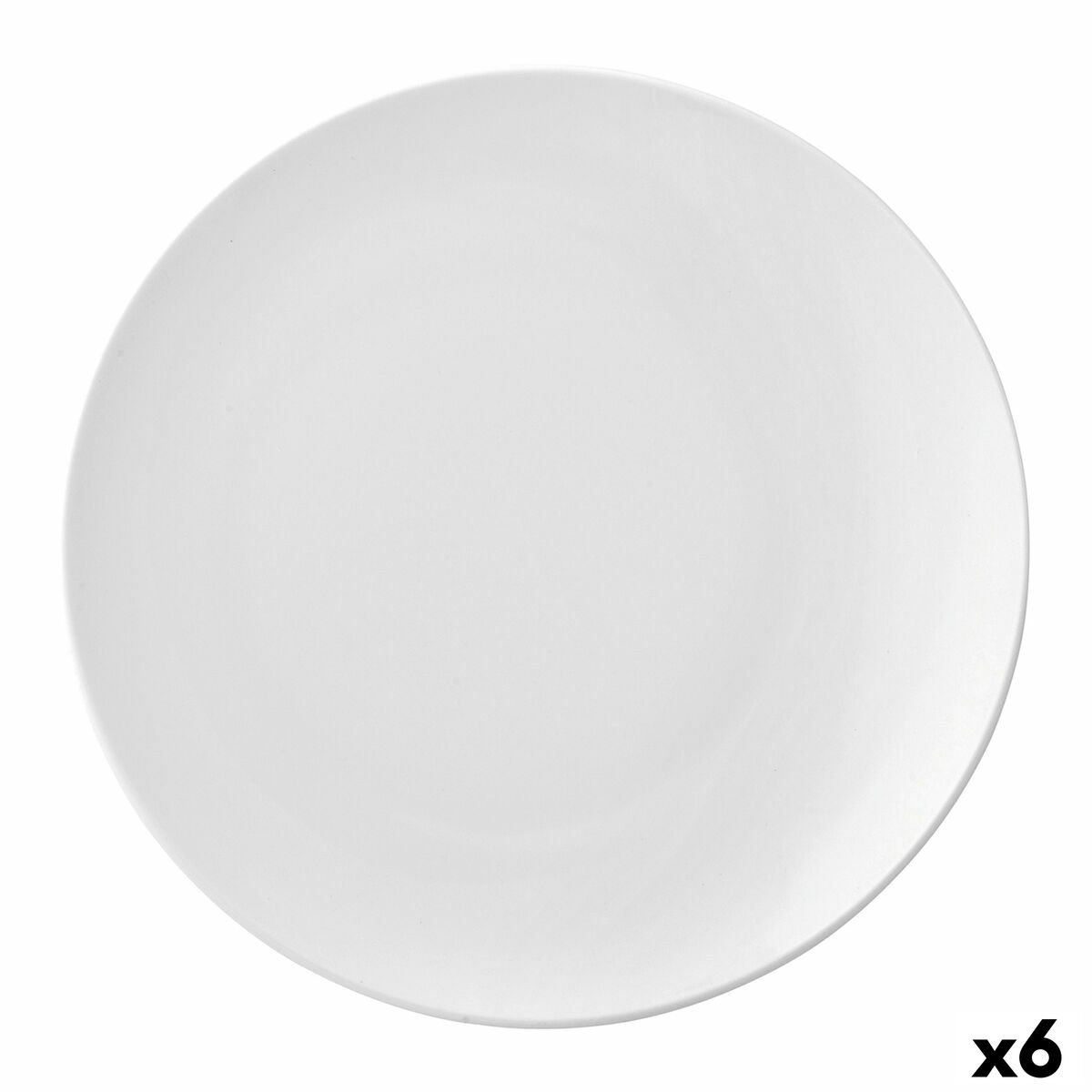 Assiette Plate Ariane Vital Coupe Céramique Blanc (ø 27 Cm) (6 Unités ...