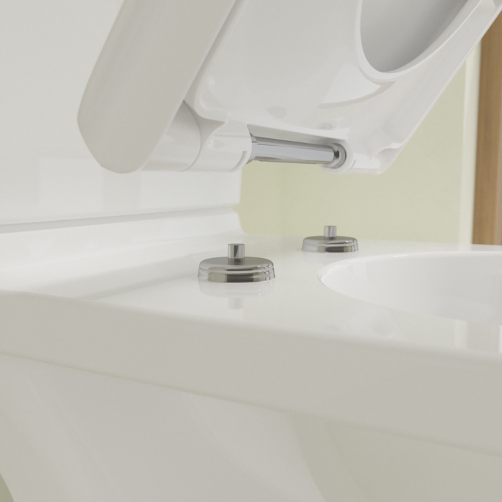 Wc À Poser Pmr Sans Bride Villeroy Et Boch O.novo Avec Abattant + Nettoyant à Prix Carrefour