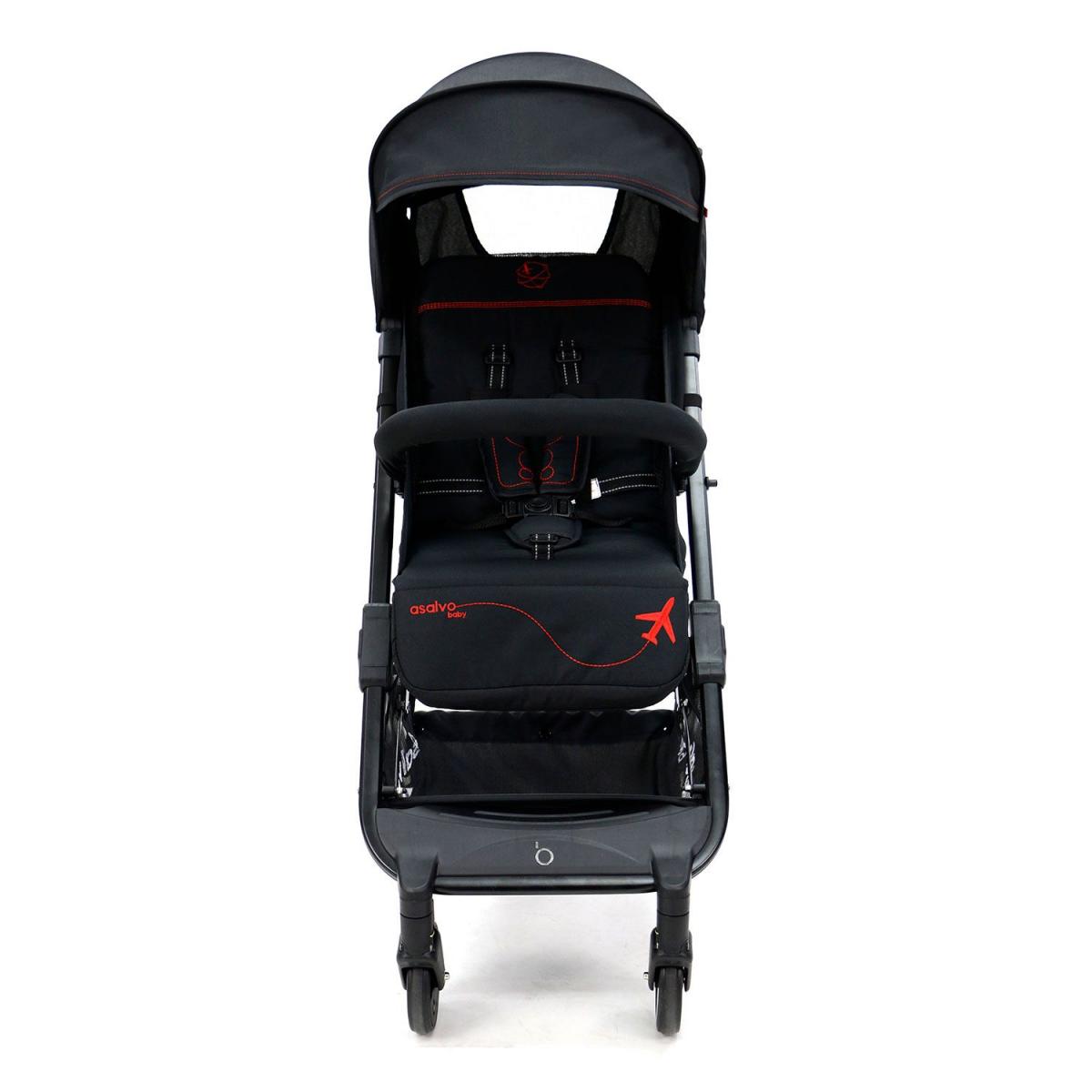 Poussette Flight - Noir Rouge à Prix Carrefour