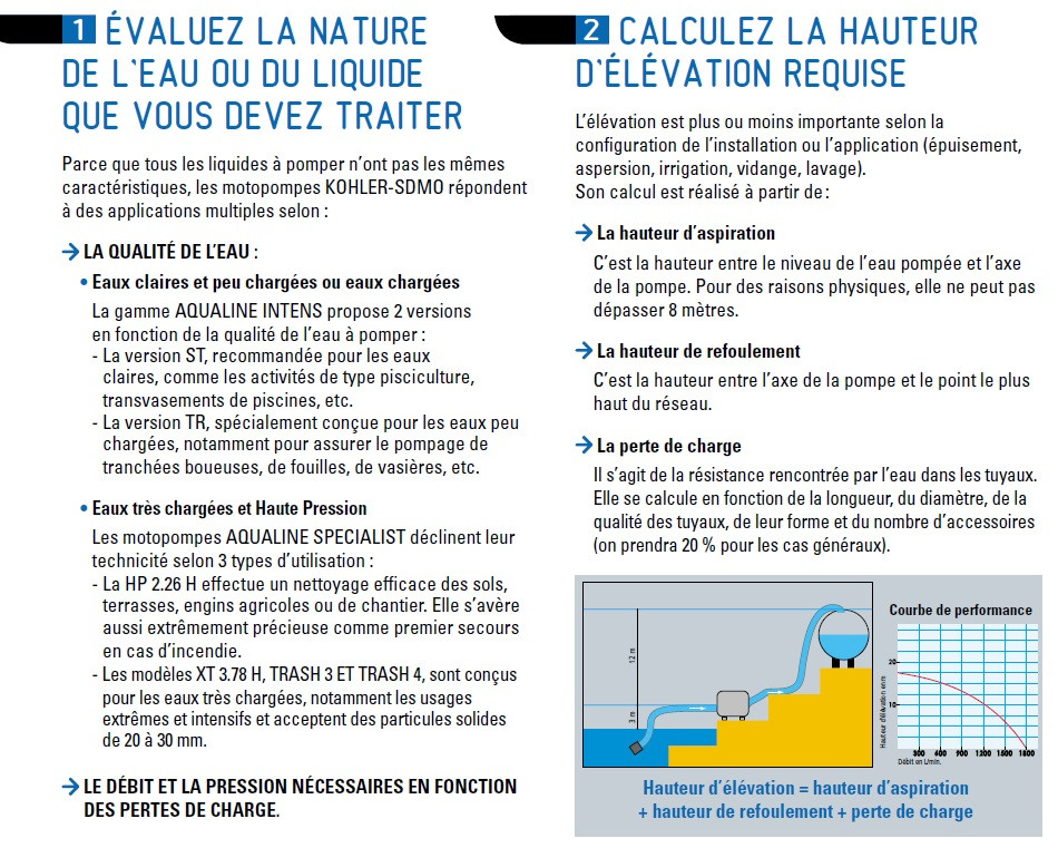 Motopompe Aqualine Intens 600 L/min St2.36h Sdmo à Prix Carrefour