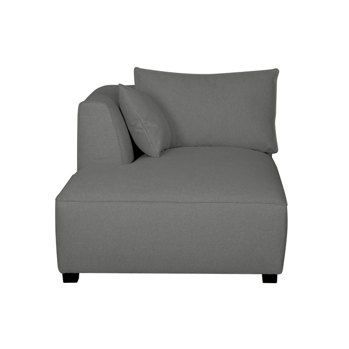 Méridienne Angle Gauche En Tissu Gris Anthracite Pluriel à Prix Carrefour