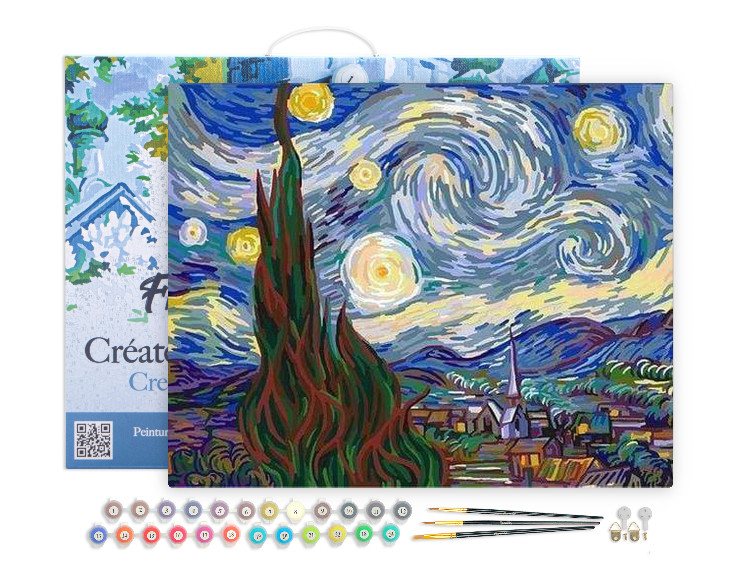 Peinture Par Numero Sur Toile Tendue