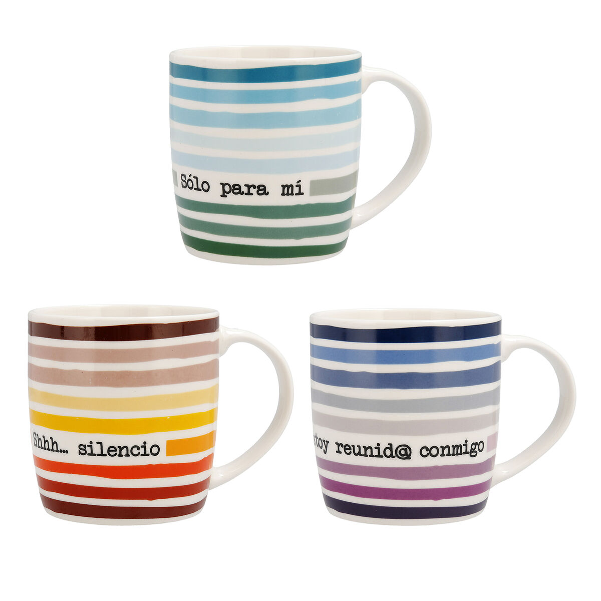 Tasse Mug Quid 4u Céramique Multicouleur (330 Ml) (pack 12x) à Prix ...
