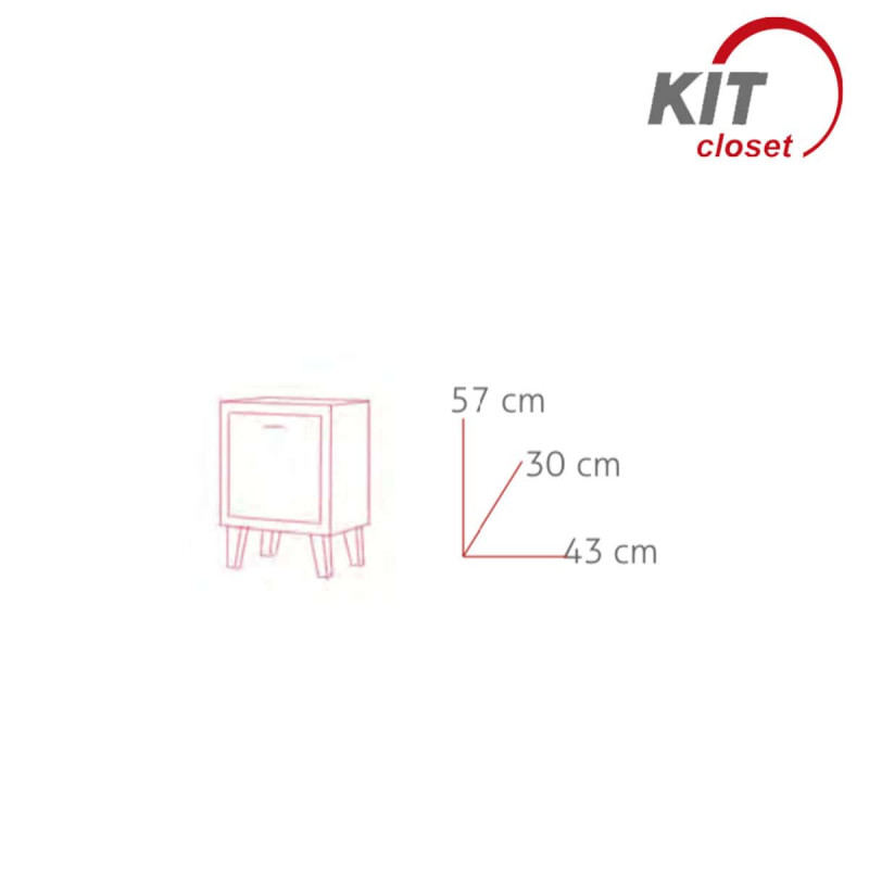 Meuble De Rangement Kit Closet Série Venecia - 1 Case Avec Porte ...